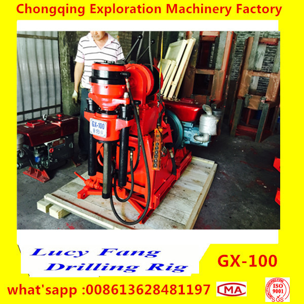 China Made GX-100 Mini Geotechnical Drilling Rig for Soil Investigation ...
